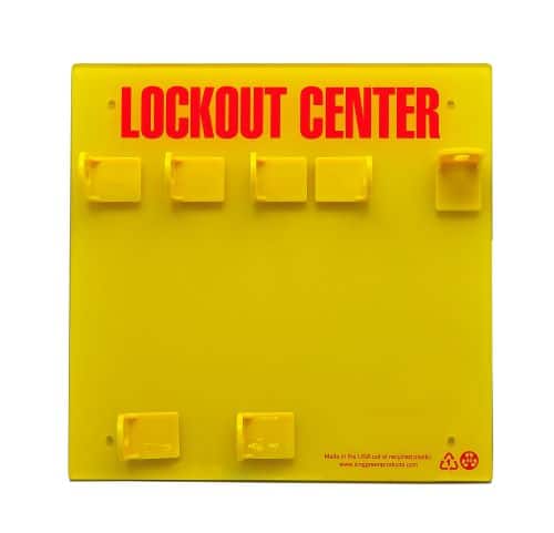 Lockout Station 3 Padlocks - Empty - Rockford Systems, LLC