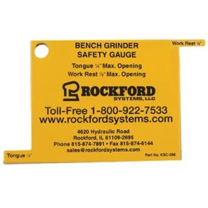 Bench Grinder Safety Gauge (KSC096) - Rockford Systems, LLC